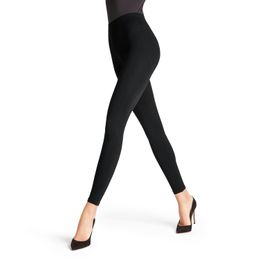 Falke Damen Feinstrumpfleggings "Seamless Shaping", schwarz, Gr. 34, Obermaterial: 82% Polyamid PA. 18% Elasthan EL., Strumpfhosen