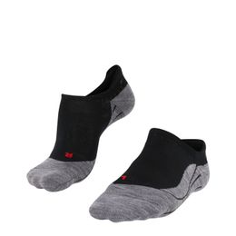 Falke Damen F&uuml;&szlig;linge "TK5 Wander Invisible", Gr. 37, schwarz, Obermaterial: 45% Polypropylen PP. 25% Wolle WO. 23% Polyamid PA. 5% Baumwolle CO. 2%