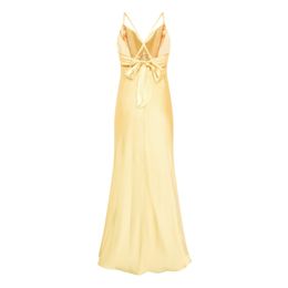 Vera Mont Damen Abendkleid "Damen schmal geschnitten"sunlight, Gr. 42, Satin, Obermaterial: 100% Polyester. Futter: 100% Polyester, Kleider