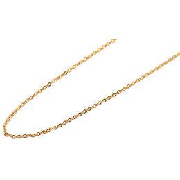 Adelia&acute;s ADELIA ́S Damen Kette ohne Anh&auml;nger "Halskette &ndash; Ankerkette aus Edelstahl 50 cm", 50cm, Edelstahl, gold, Edelstahl, Halsketten, Ideal als Geschenk &ndash;