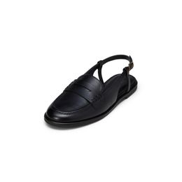 Marc O'Polo MARC O'POLO Damen Sandale "mit verstellbarem Riemen", Gr. 39, schwarz, Obermaterial: 100% Leder, unifarben, Schuhe