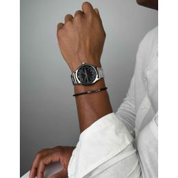 MARC LAUDER Herren Quarzuhr "SMF6-1"silber, Armbanduhren