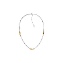 Tommy Hilfiger Damen Edelstahlkette "FEMININE ROPE", Edelstahl, L: 41 B: 7mm, gold, Edelstahl, B:7mm, Halsketten