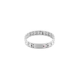Tommy Hilfiger Herren Gliederarmband "TH-OXFORD", 19cm, Edelstahl, silber, Edelstahl, Armb&auml;nder, Emaille