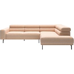 Sch&ouml;ner Wohnen Kollektion Ecksofa, B:276cm H:71cm T:219cm, beige, SCH&Ouml;NER WOHNEN-KOLLEKTION, 24% Polyester, 76% Polyacryl, Wohnzimmer, Sofas, "Tossa, Modernes Design trifft