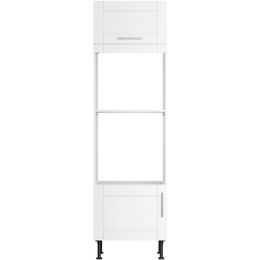 Mikrowellenumbauschrank Optifit, B:60cm H:211,8cm T:58,4cm, wei&szlig;, Schr&auml;nke, "Ahus", Breite 60 cm