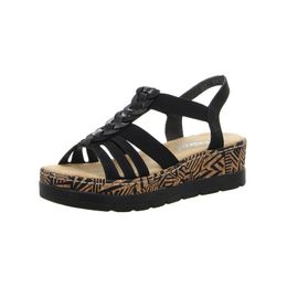 Rieker Keilsandalette in schwarz | Gr.: 40