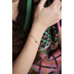 AMELIA PARKER Damen Armband "AB018G", 21cm, Edelstahlgold, Edelstahl, Armb&auml;nder