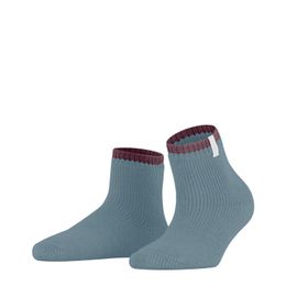 Falke Damen Haussocken "Cosy Plush", Gr. 35, blau, Obermaterial: 65% Polyacryl PAN. 13% Polyamid PA. 12% Wolle WO. 8% Alpaka WP. 1% Elasthan EL.,