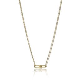 MARC LAUDER Damen Collier "MNA07GG", 44,5&ndash;50cm, Edelstahl, L: 44 50, gold, Edelstahl, Halsketten