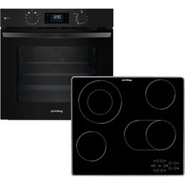 Privileg Backofen-Set "BAKO Turn&Go Steam 420", schwarz, Herdsets, Schonendes Garen dank des Turn&Go Dampfprogrammes f&uuml;r beste Ergebnisse