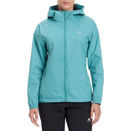 MCKINLEY Damen Regenjacke "DA.-REGENJACKE KEREOL IV W", blau, Gr. 42, Obermaterial: 100% Polyester, Jacken, sportlicher Stil, atmungsaktives