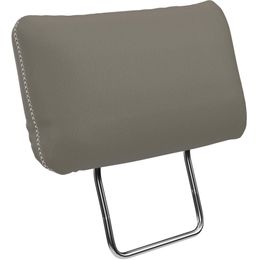 Sofa-Kopfst&uuml;tze OTTO HOME, B:50cm H:25cm T:10cm, grau, Holzwerkstoff, Kopfst&uuml;tzen, "Varese", Kreuznaht in beige