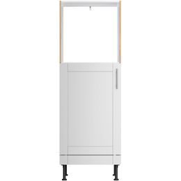 Backofenumbauschrank Optifit, B:60cm H:176,6cm T:58,4cm, grau, Schr&auml;nke, "Ahus", Breite 60 cm