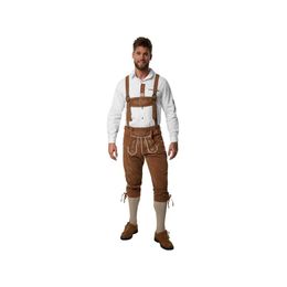 TecTake Lederhose Steigerwald in braun | Gr.: S