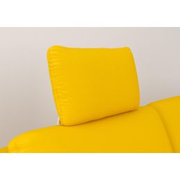Sit & More Sofa-Kopfst&uuml;tze SIT & MORE, B:50cm H:25cm T:12cm, gelb, Holzwerkstoff, Kopfst&uuml;tzen, "Cinturo", im 2-er Set