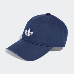 Damen Baseball Cap "ADICOLOR CLASSIC TREFOIL", blau, adidas originals, Caps, f&uuml;r Erwachsene, sportlicher Stil, aus Baumwolle