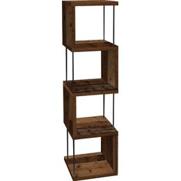 M&auml;usbacher Standregal M&Auml;USBACHER, B:33cm H:126cm T:33cm, beige, Holzwerkstoff, Wohnzimmer, Regale, "Sticks Regale", Breite 33 cm