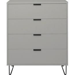 M&auml;usbacher Kommode M&Auml;USBACHER, B:81cm H:100cm T:45cm, grau, Holzwerkstoff, Sideboards, "Bonnie", Kommode mit Drahtgestell