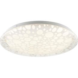 Brilliant LED Deckenleuchte "Bania", 1, &Oslash; 39cm H: 7,5cm, 1 Stk., wei&szlig;, Wohnzimmer, Leuchten, &Oslash; 39 cm, 2700 lm, Lichtfarbe vor Montage w&auml;hlbar: 2700,
