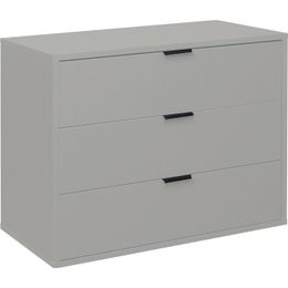 M&auml;usbacher Kommode M&Auml;USBACHER, B:81cm H:67cm T:45cm, grau, Holzwerkstoff, Sideboards, "Bonnie", Kommode mit 3 Schubk&auml;sten