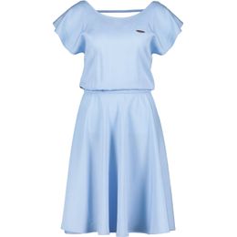 alife and kickin ALIFE & KICKIN Damen Jerseykleid "Damen IsabellaAK Sommerkleid, Kleid", blau, Gr. L, 100% Lyocell, Kleider