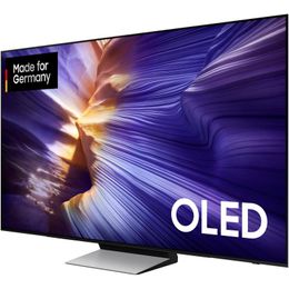 Samsung OLED-Fernseher &raquo;GQ65S90FAT&laquo; 163 cm/65 &prime;&prime; Smart-TV HDR+, Dolby Atmos & AI Sound, Gaming Hub, Upscaling Pro, bis zu 144Hz schwarz Multidimensionales 