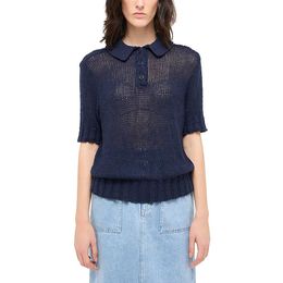 Mustang Pullover in Dunkelblau - 35% | Gr&ouml;&szlig;e L | Damen-pullover-cardigans