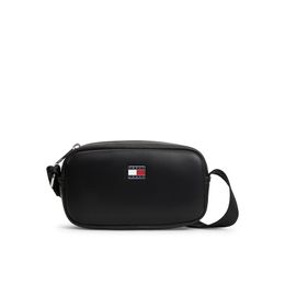 Tommy Jeans Damen Umh&auml;ngetasche &raquo;TJW DAILY ELEVATED CROSSOVER&laquo; Unisex Schultertasche mit Logo-Schmuckelement schwarz B/H/T: 19,5cm x 10cm x 6cm