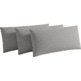Sit & More Sofakissen SIT & MORE, B:60cm H:30cm T:12cm, grau, Stoff, Polsterauflagen, "Vanity, 2er-Set, B: 60 cm"