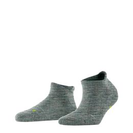 Falke Damen Sneakersocken "Keep Warm", Gr. 35, blau, Obermaterial: 62% Schurwolle WV. 35% Polyamid PA. 3% Elasthan EL., glatt, Socken