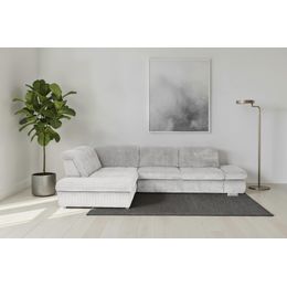 Ecksofa DIE PLANBAR, B:323cm H:84cm T:260cm, grau, 88% Polyester, 12% Polyamid, Wohnzimmer, Sofas, "MP-IN17004 L-Form, Breite 323 cm, mit