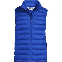 LANDS' END Ultraleichte verstaubare Wanderweight-Daunenweste f&uuml;r Herren, Herren, size: regular, Blau, Polyester/Nylon/Daunen, by Lands' End