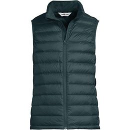 LANDS' END Ultraleichte verstaubare Wanderweight-Daunenweste f&uuml;r Herren, Herren, size: regular, Gr&uuml;n, Polyester/Nylon/Daunen, by Lands' End