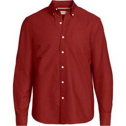 LANDS' END Oxford-Hemd Sail Rigger Classic Fit in Tall-Gr&ouml;&szlig;e, Herren, size: tall, Orange, Baumwolle, by Lands' End