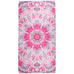 Strandtuch, B:80cm L:160cm, bunt, Capelli New York, Frotteevelours, Mikrofaser, Handt&uuml;cher, schnell trocknend, Formstabil, waschbar