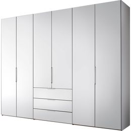 Dreht&uuml;renschrank STAUD, B:298cm H:222cm T:63cm, wei&szlig;, Holzwerkstoff, Schr&auml;nke, "Extenso, edles Design in hochwertiger Qualit&auml;t, Made in Germany", mit