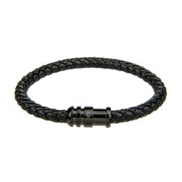 PHILIPP BLANC Herren Armband "PBA01BB", 21cm, Leder, schwarz, Leder, Armb&auml;nder