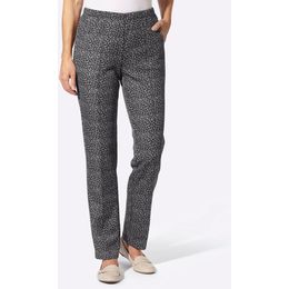 Classic Basics Damen Jerseyhose, grau, Gr. 235, unifarben, 100% Polyester, Hosen