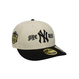 New Era Hut 'COOPS LOGO 59FIFTY LP NEW YORK YANKEES White / Black' Herren Gr&ouml;&szlig;e 60 wei&szlig;