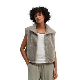 Marc O'Polo MARC O'POLO Damen Steppweste "aus recyceltem Polyester", beige, Gr. 32, unifarben, Obermaterial: 100% Polyester. Futter: 100% Polyester, Westen