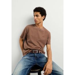 Pepe Jeans Herren T-Shirt "basic t-shirt PORTOBELLO TEE"light braun, Gr. XXL, 100% Baumwolle, Shirts