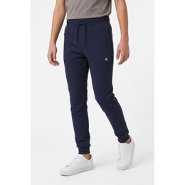name it Jungen Jogginghose "NKMVIMO f&uuml;r Jungen mit B&uuml;ndchen und Stretchkomfort", blau, Gr. 128, unifarben, Sweatware, Obermaterial: 60% Baumwolle,