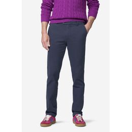 MEYER Herren Chinos "Oslo 2-3616", blau, Gr. 27, unifarben, 98% Baumwolle, 2% Elasthan, Hosen, mit Dehnbund
