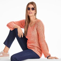 Anleitung 035/1, Pullover aus Contrato von Junghans-Wolle