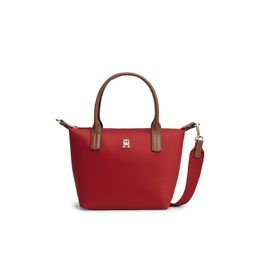 Tommy Hilfiger Damen Tragetasche &raquo;POPETTE MINI TOTE&laquo; Damen Umh&auml;ngetasche, Minibag mit abnehmbarem Umh&auml;ngeriemen rot B/H/T: 30cm x 20cm x 14cm