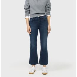 MAC Damen MAC 7/8-Jeans Flared Fit blau 42, L&auml;nge 27
