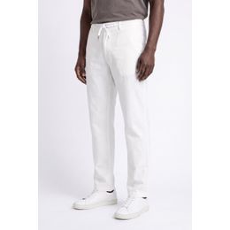 Herren Chinohose "Men Non Denim Chino", beige, Gr. M, PETROL INDUSTRIES, unifarben, Web, Obermaterial: 55% Leinen, 45% Baumwolle, Hosen, mit Tunnelzug