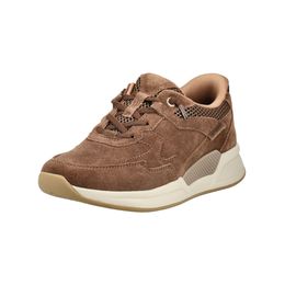 Gabor Damen Sneaker "Gabor Sneaker Veloursleder", Gr. 37, braun, Veloursleder, Schuhe