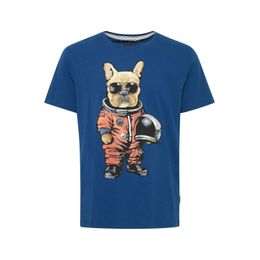 Blend Herren T-Shirt "T-Shirt BHTee", blau, Gr. L, Obermaterial: 100% Baumwolle CO., Shirts